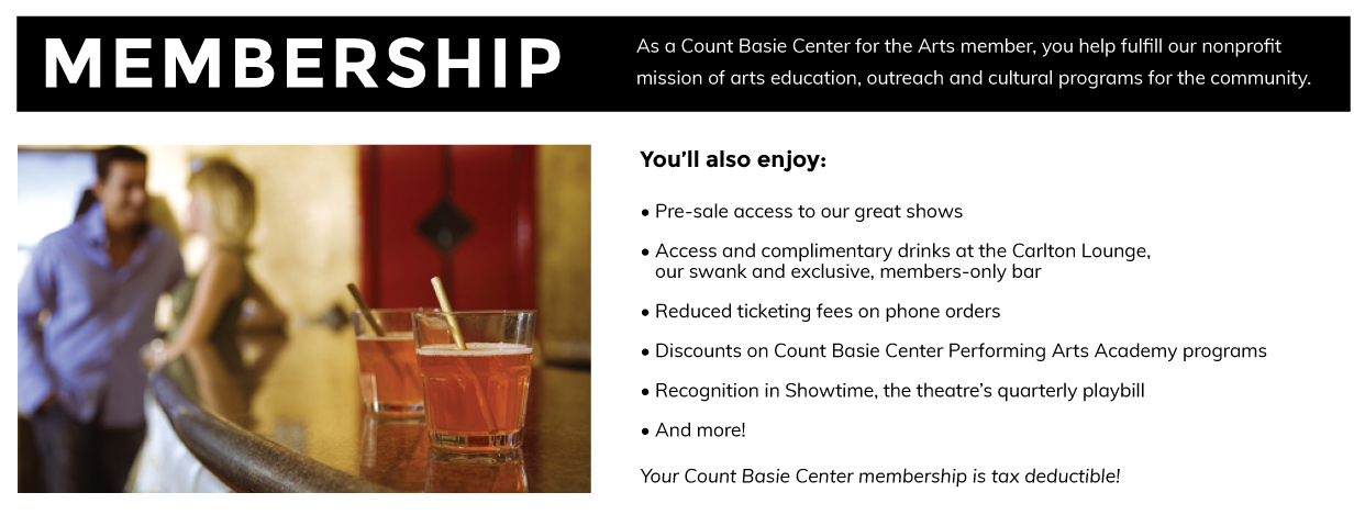 Membership - Count Basie Center for the Arts