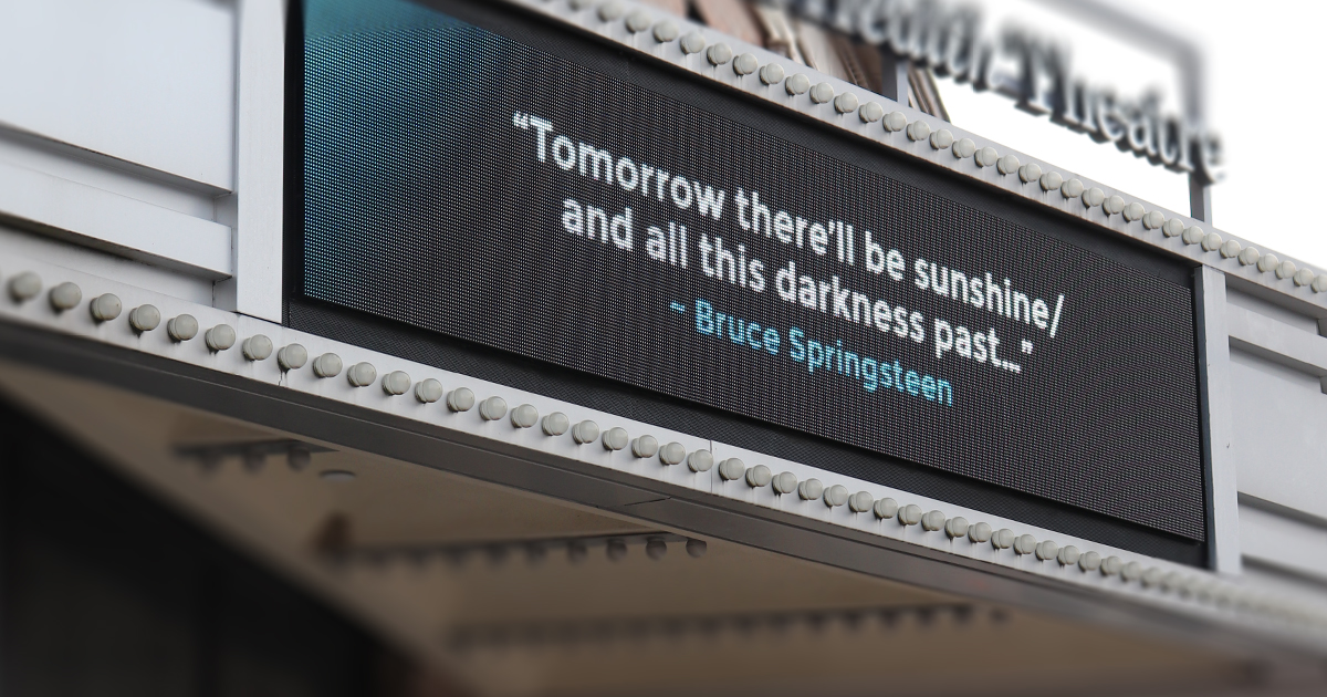 The Basie's #OptimismProject: Messages of hope from our historic ...